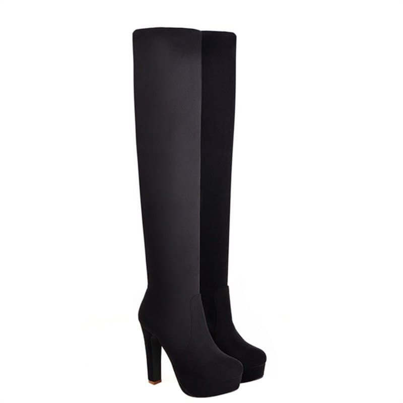 Drag Plus Size Platform Boots Larissa - Drag Universe