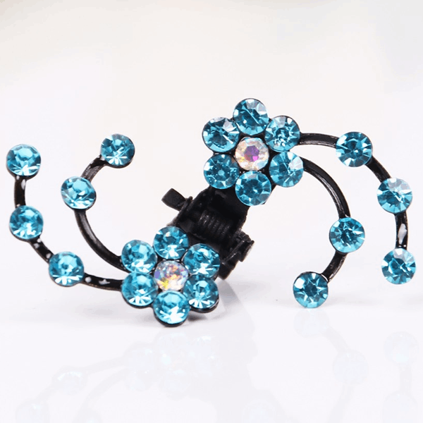 Drag 6 Pcs Rhinestone Hair Claw ( 4 Colors ) - Drag Universe
