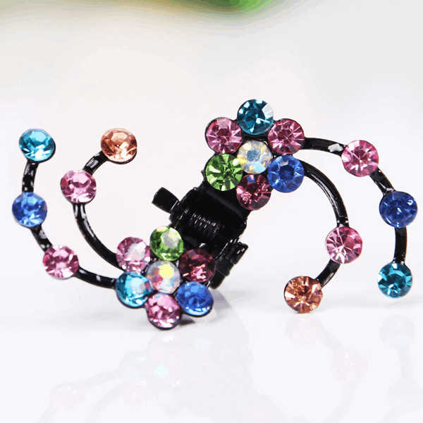 Drag 6 Pcs Rhinestone Hair Claw ( 4 Colors ) - Drag Universe