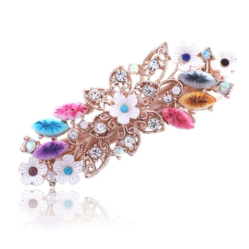 Drag Jewel Flowers Hair Clip ( 19 Colors ) - Drag Universe